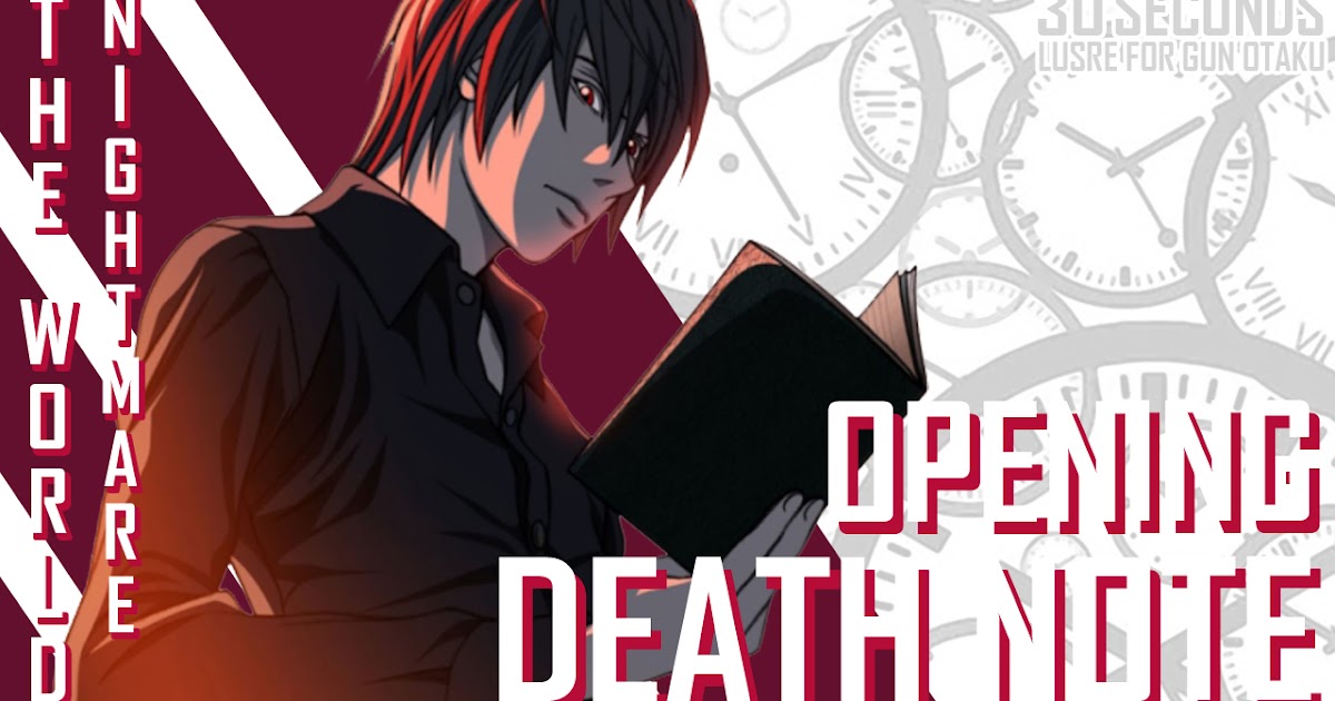 |🎹GAME🎹| Death Note OPENING - TUNESHOLIC (30 Seconds)