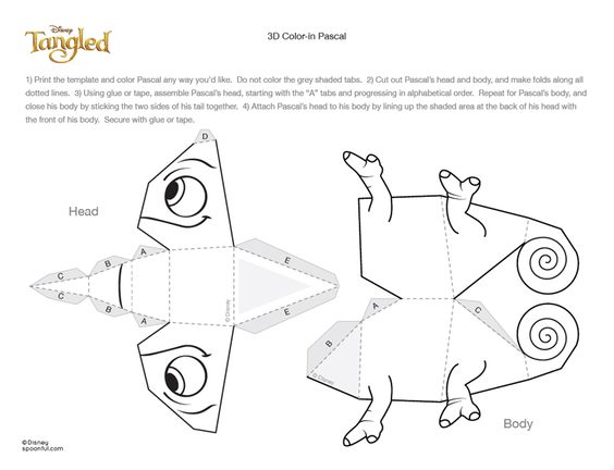 The Great World Of Papercraft: Pascal - Enredados