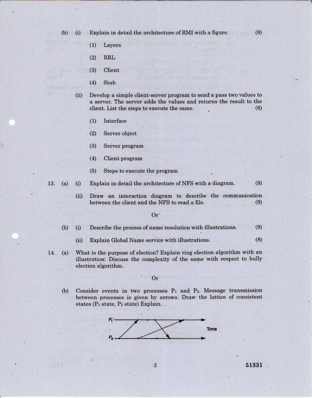 CSE Notes : Semester 8 Question Papers - IT