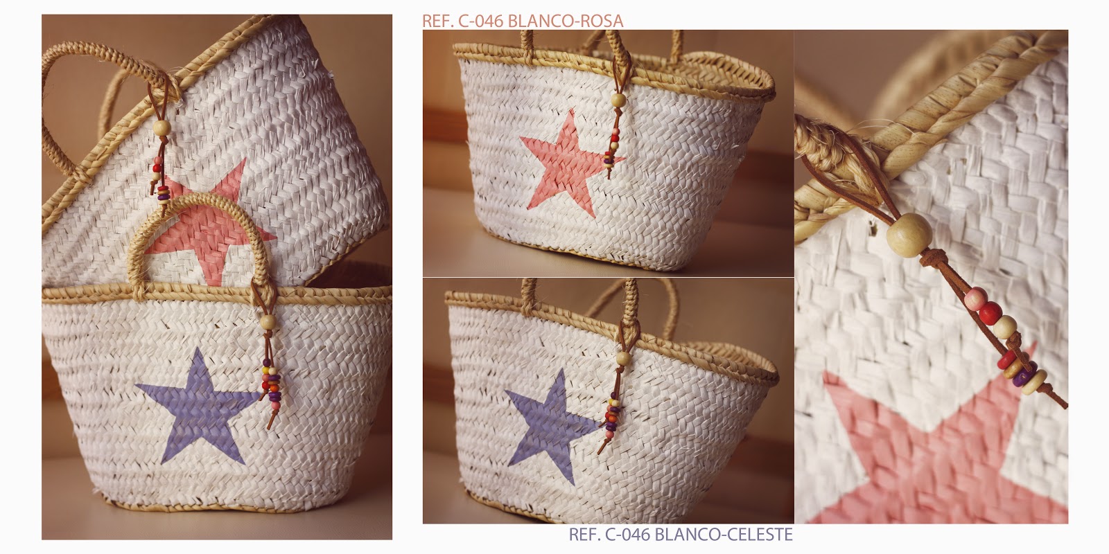 Cocotte: Capazos estrella pequeños.