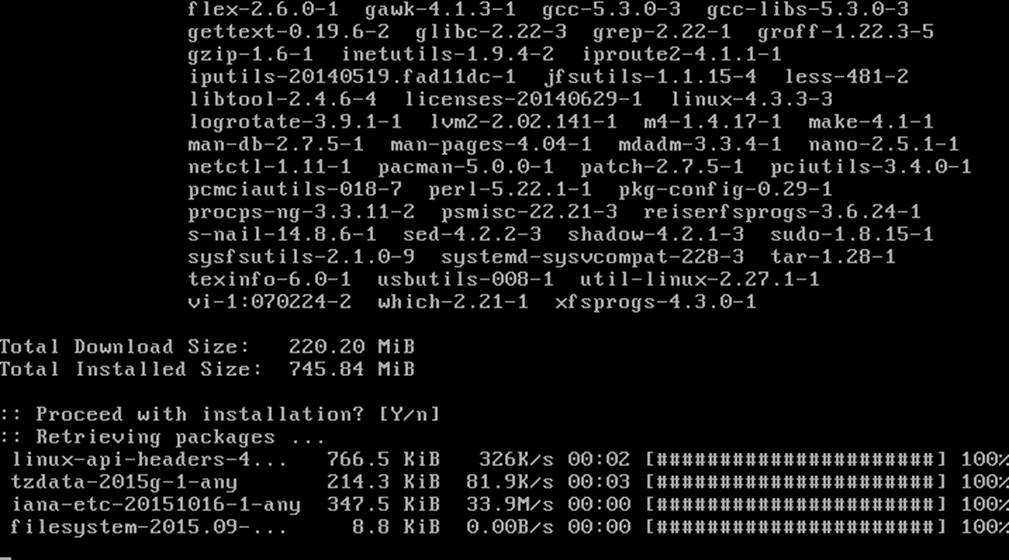 BlackBox: Arch Linux. Инструкция по быстрой установке