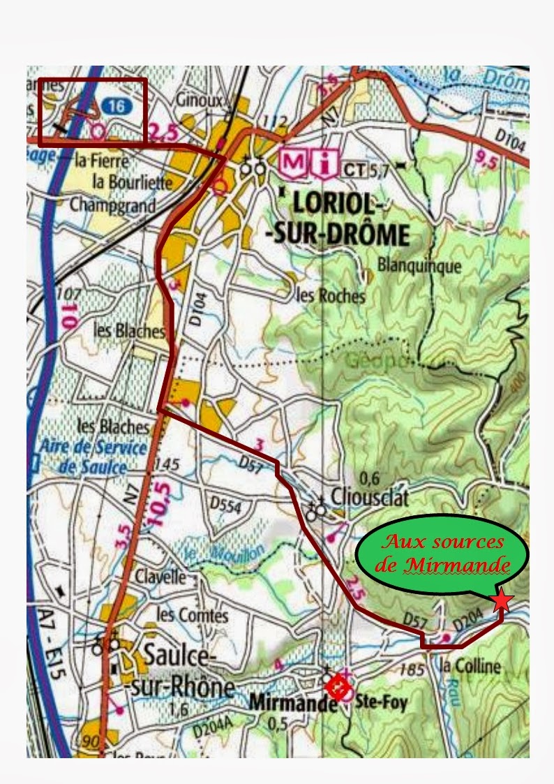 Aux sources de Mirmande: Comment venir