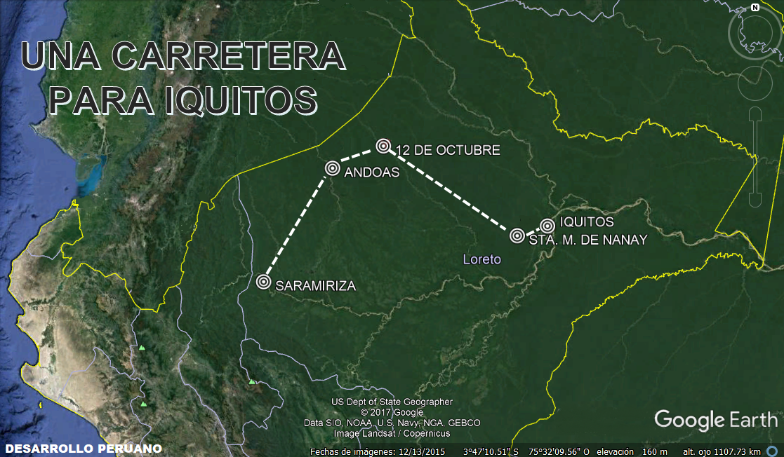 DESARROLLO PERUANO: Una Carretera entre Saramiriza e Iquitos DESARROLLO PERUANO: Una Carretera entre Saramiriza e Iquitos