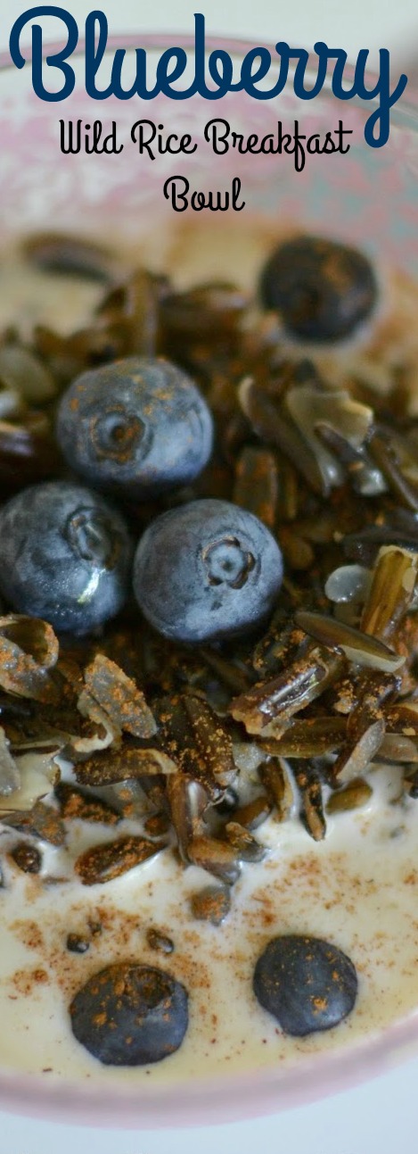 Blueberry and Wild Rice Breakfast Bowl Recipe