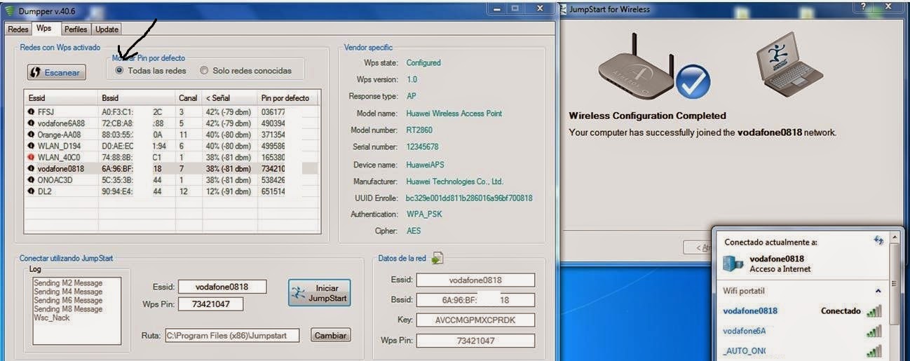 Computer Tricks & Free softwares: Wifi Dumpper v.60.7
