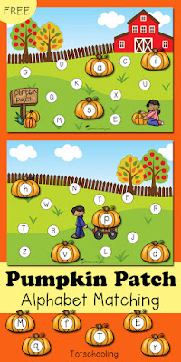 Scarecrow Beginning Sounds Spin & Color Game | Totschooling - Toddler ...
