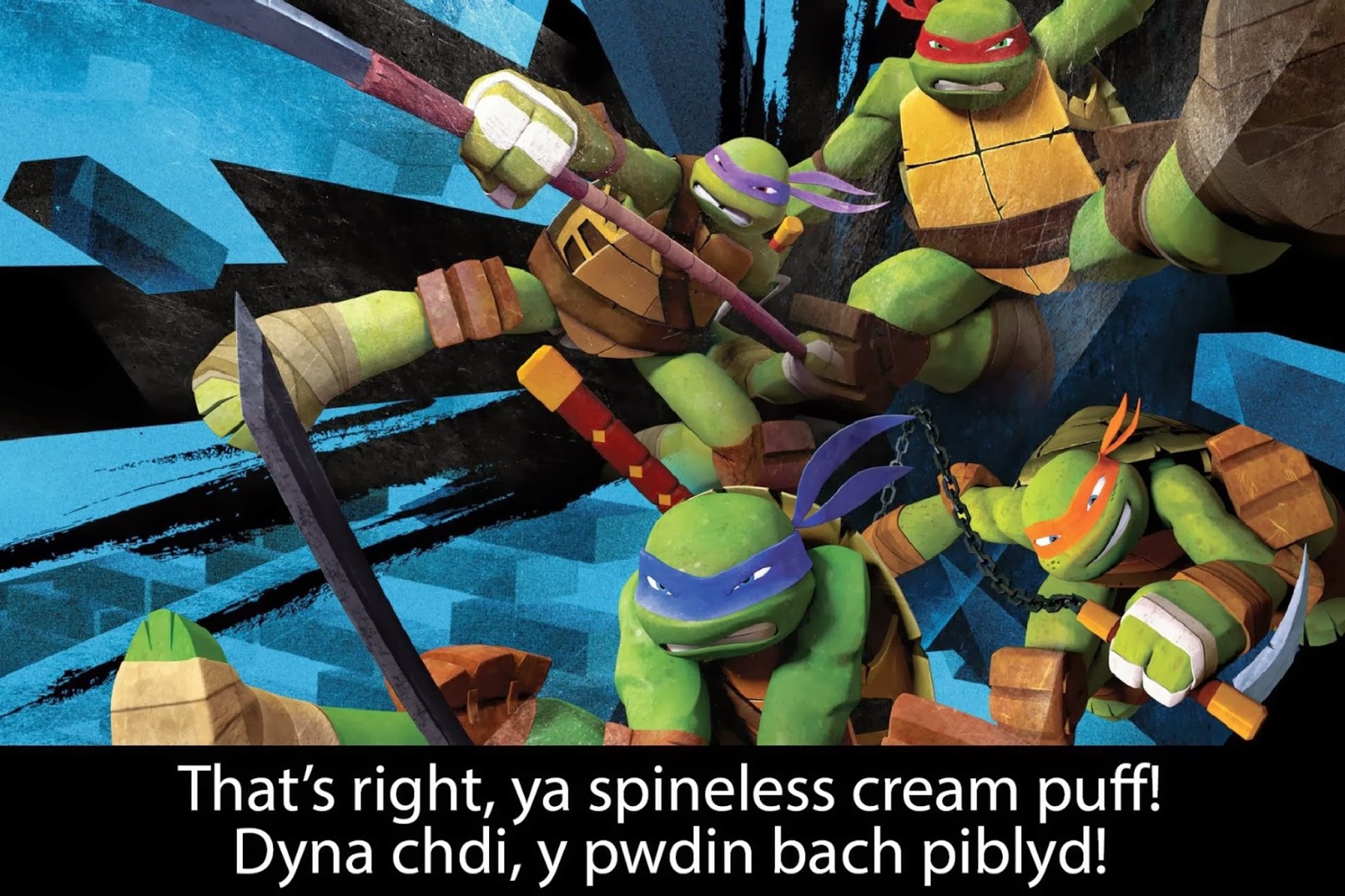 NickALive!: Nickelodeon's "Teenage Mutant Ninja Turtles" Learn Welsh ...