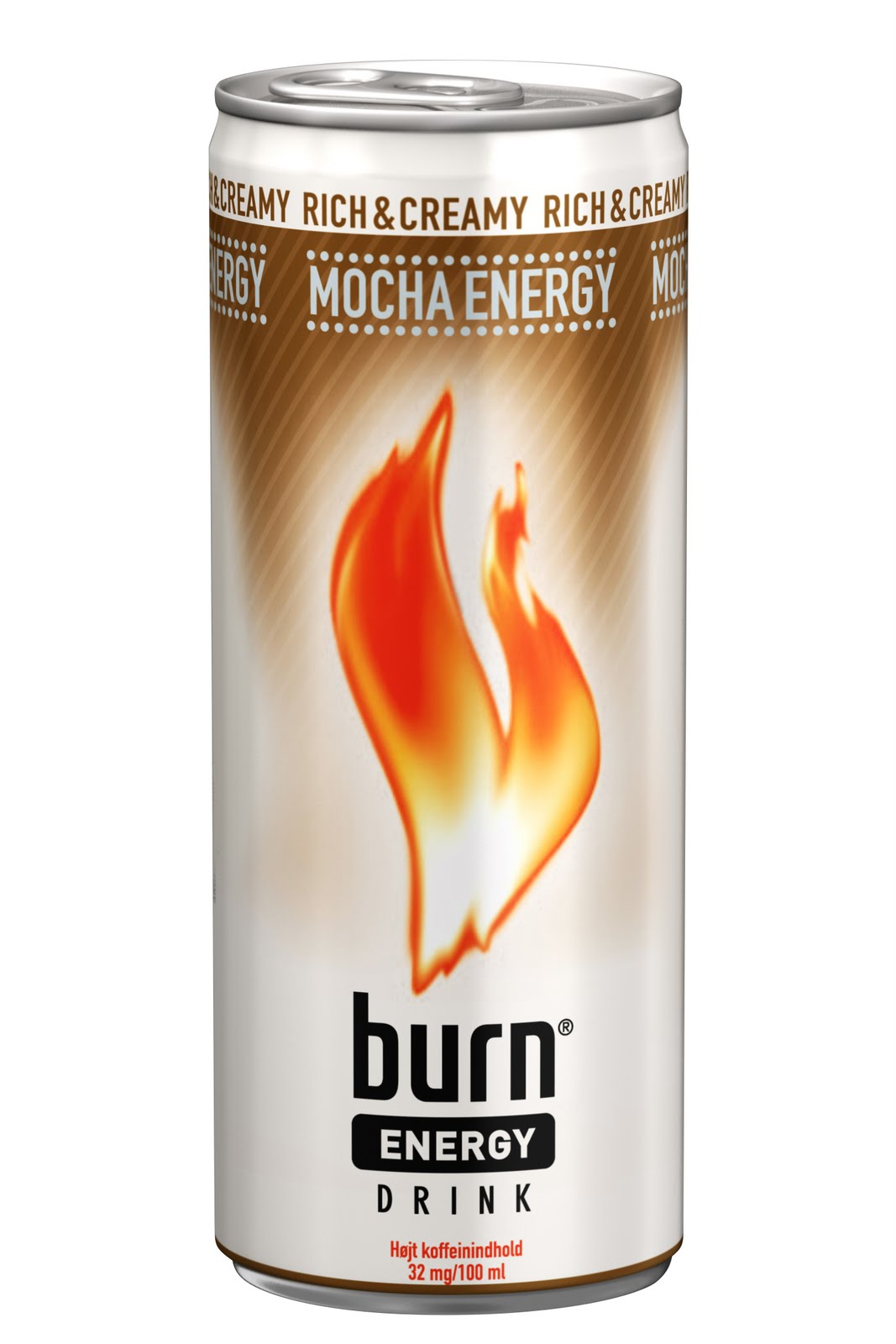 energi drikker: Mocha burn (0,25 og 0,5l)