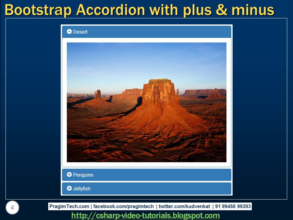 Sql Server Net And C Video Tutorial Bootstrap Accordion With Arrows