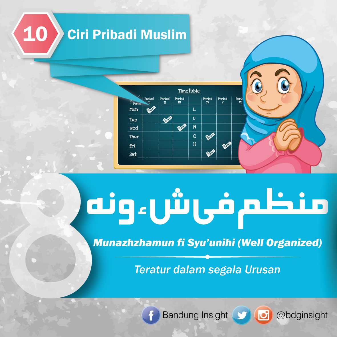 10 Muwashofat Seorang Muslim (10 Tarbiyah Characters ) | LOADEH