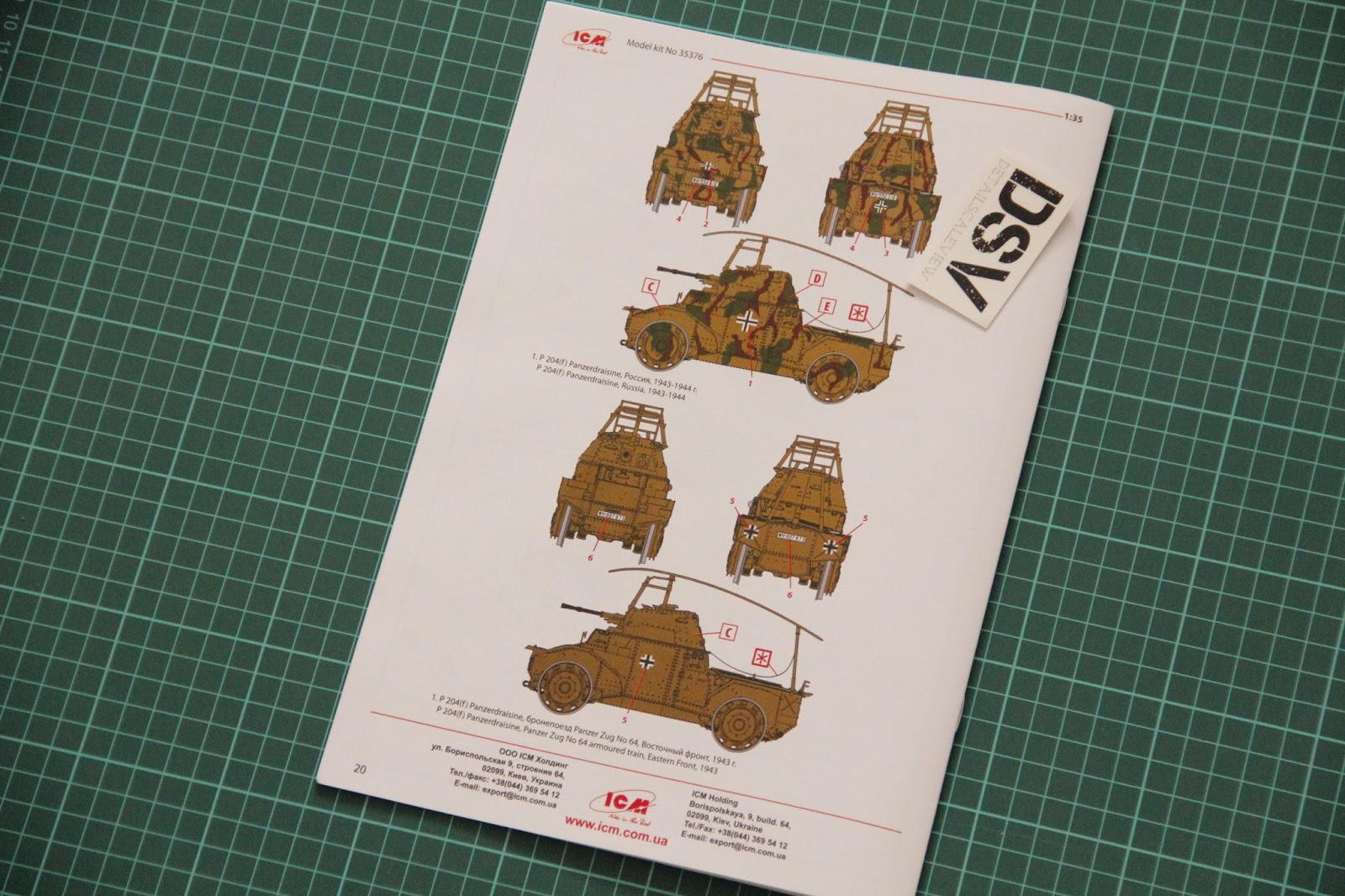 ICM 1/35 Panzerspahwagen P204(f) Railway (35376) - DetailScaleView