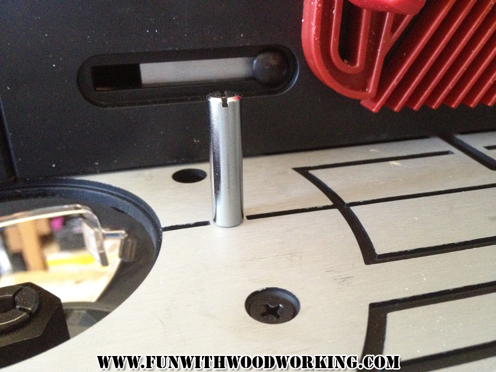 The new Craftsman router table has been assembled and is ready for it’s ...