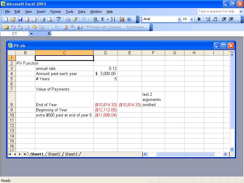 Chapter 10: Functions for Personal Financial Decisions: The PV, FV, PMT ...