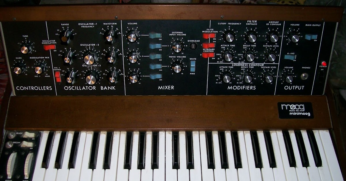 MATRIXSYNTH: Vintage early 70's MINIMOOG D SYNTHESIZER restored with ...