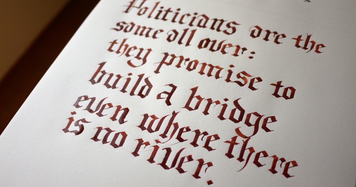 哥德字體 . Gothic Script 介紹 - 書字漫. I am a letter lover