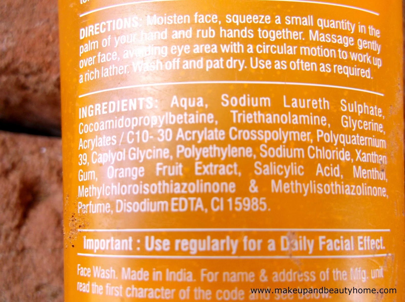 Joy Skin Fruits Purifying Face Wash Review