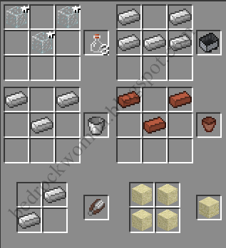 Todos los crafteos de Minecraft 1.11