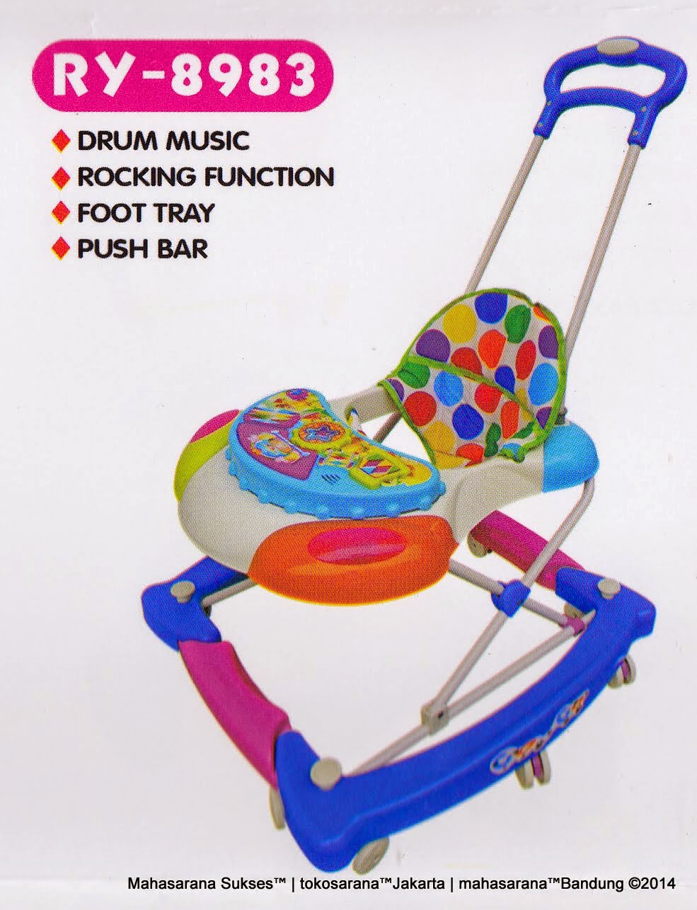 Baby Walker Royal RY8983 Baby Drummer Series ~ News Untuk Anak Anda