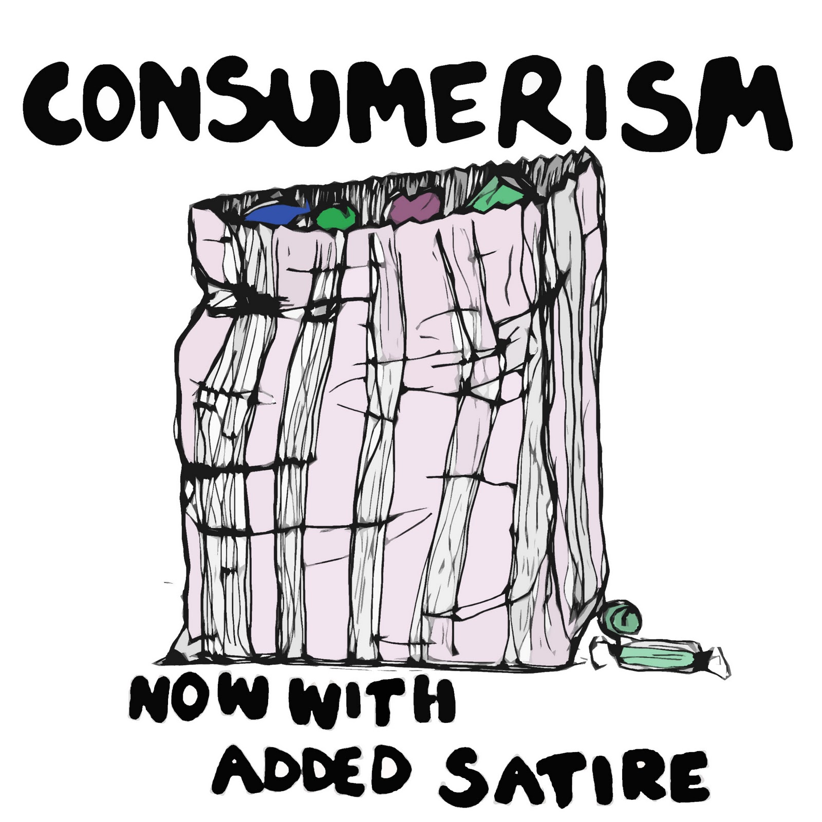 DAN.B ILLUSTRATION: "Consumerism for kids" - Zine project
