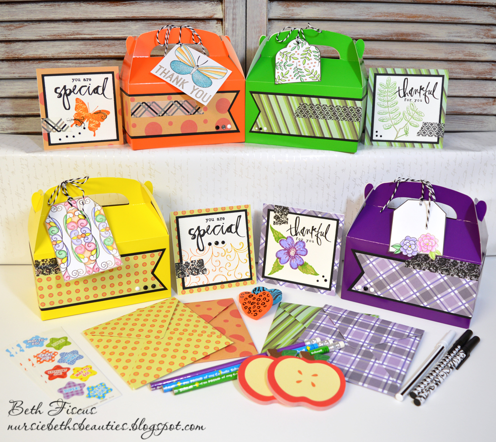 Beth's Beauties: Teacher Appreciation Gift Boxes and Cards