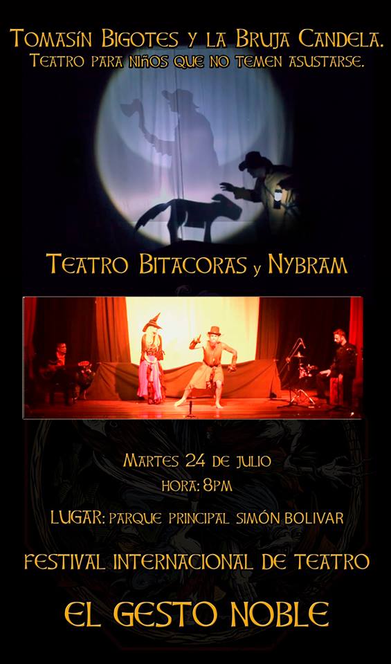 Teatro Bitácoras: Tomasín Bigotes y la Bruja Candela - Teatro Para ...