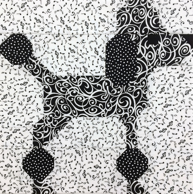 Quilted Blooms: Poodle Bee Block ~ August OMG