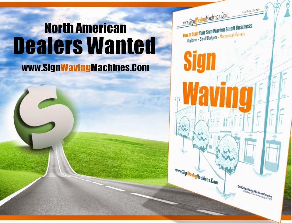 Sign Waving Sign Spinning Machine Robot Spinners Advertising Signs ...