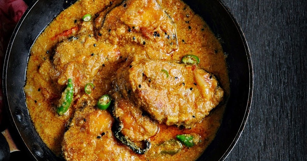 A Homemaker's Diary: Rui Posto or Fish in a spicy Poppyseeds gravy