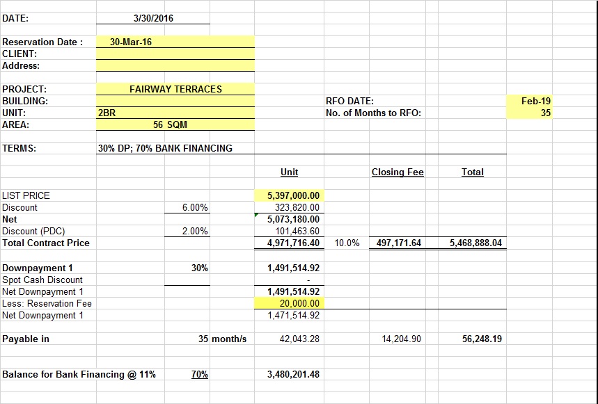 Affordable Property Listing of the Philippines: DMCI Fairway Terraces ...