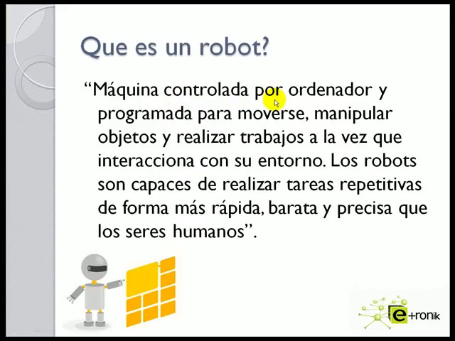 QUE ES UN ROBOT Y PARTES DE UN ROBOT ~ M.A.S.E - PERU