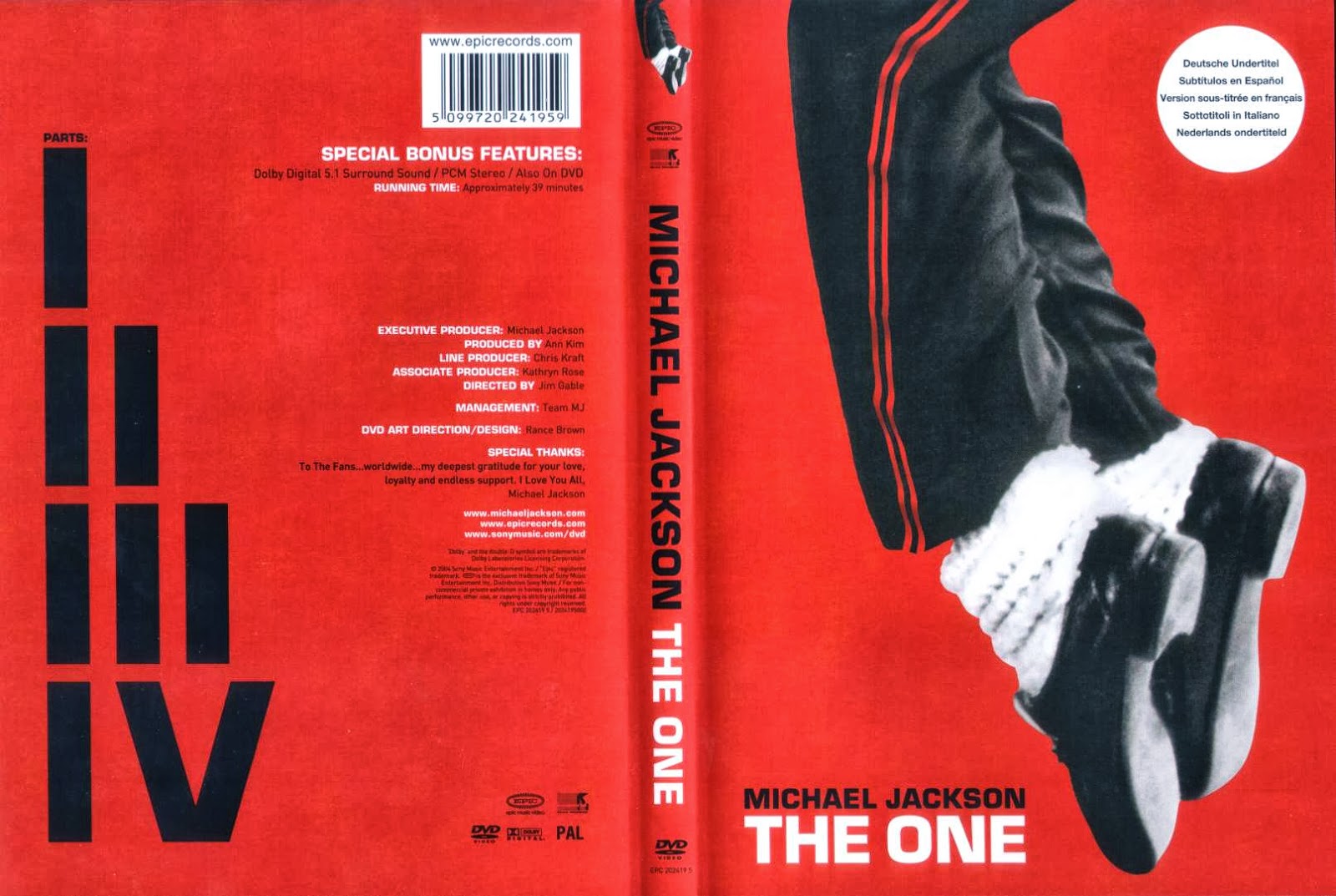 Tudo sobre o DVD The One de Michael Jackson (2004) - MJFans BR ...