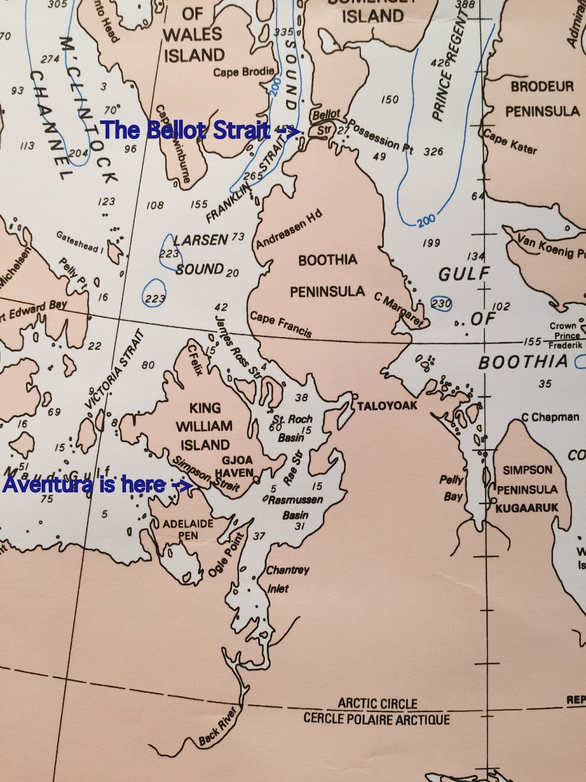 Sailing Around the World: Ice Maps and the Bellot Strait