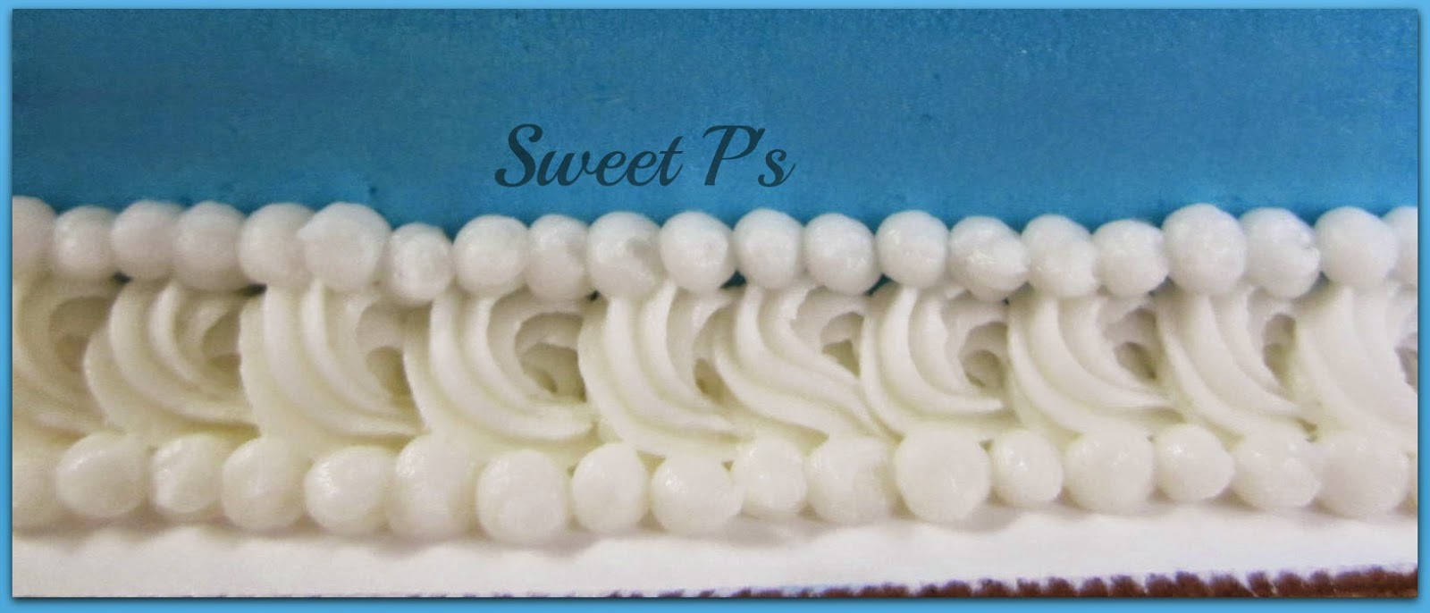 Simple Buttercream Borders | Sweet P's Cake Decorating & Baking Blog