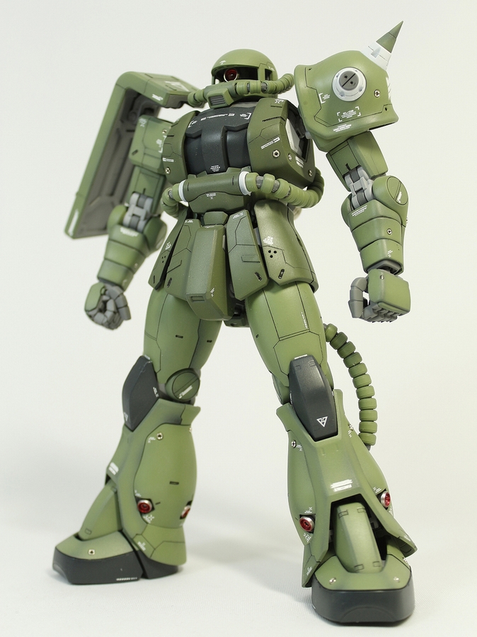 Custom Build: MG 1/100 MS-06F Zaku II ver.2.0 - Gundam Kits Collection ...