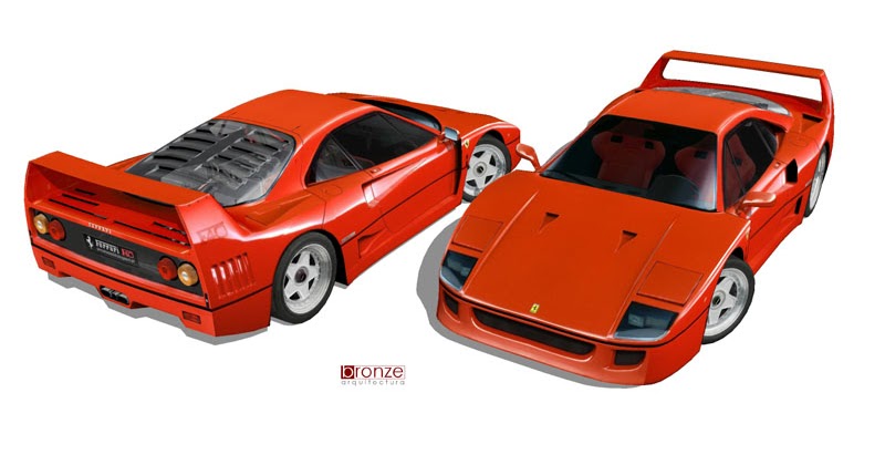 3D Strokes: Stroke 160 - Ferrari F40