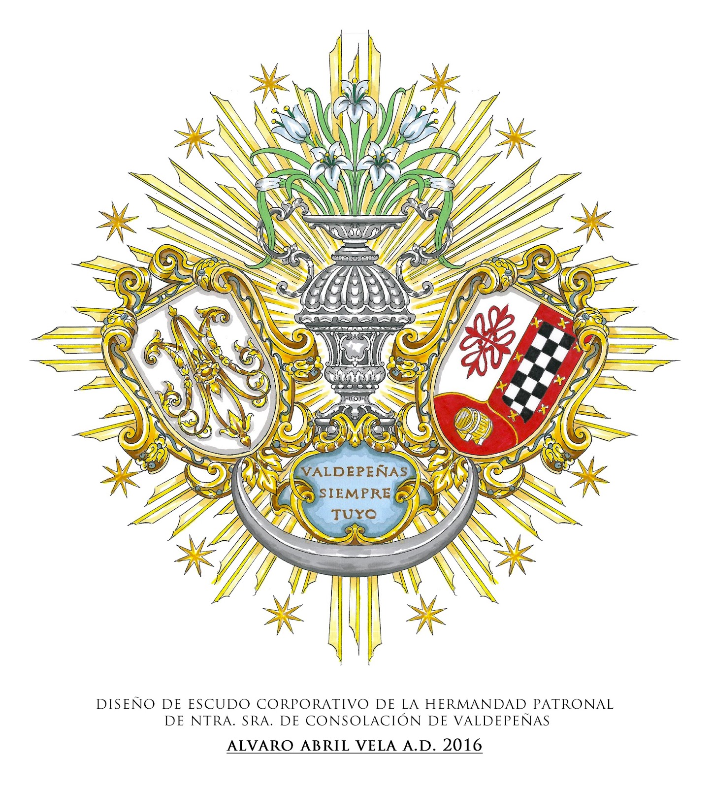 Álvaro Abril. Arte Cofrade: Diseño de escudo corporativo para la Hdad ...