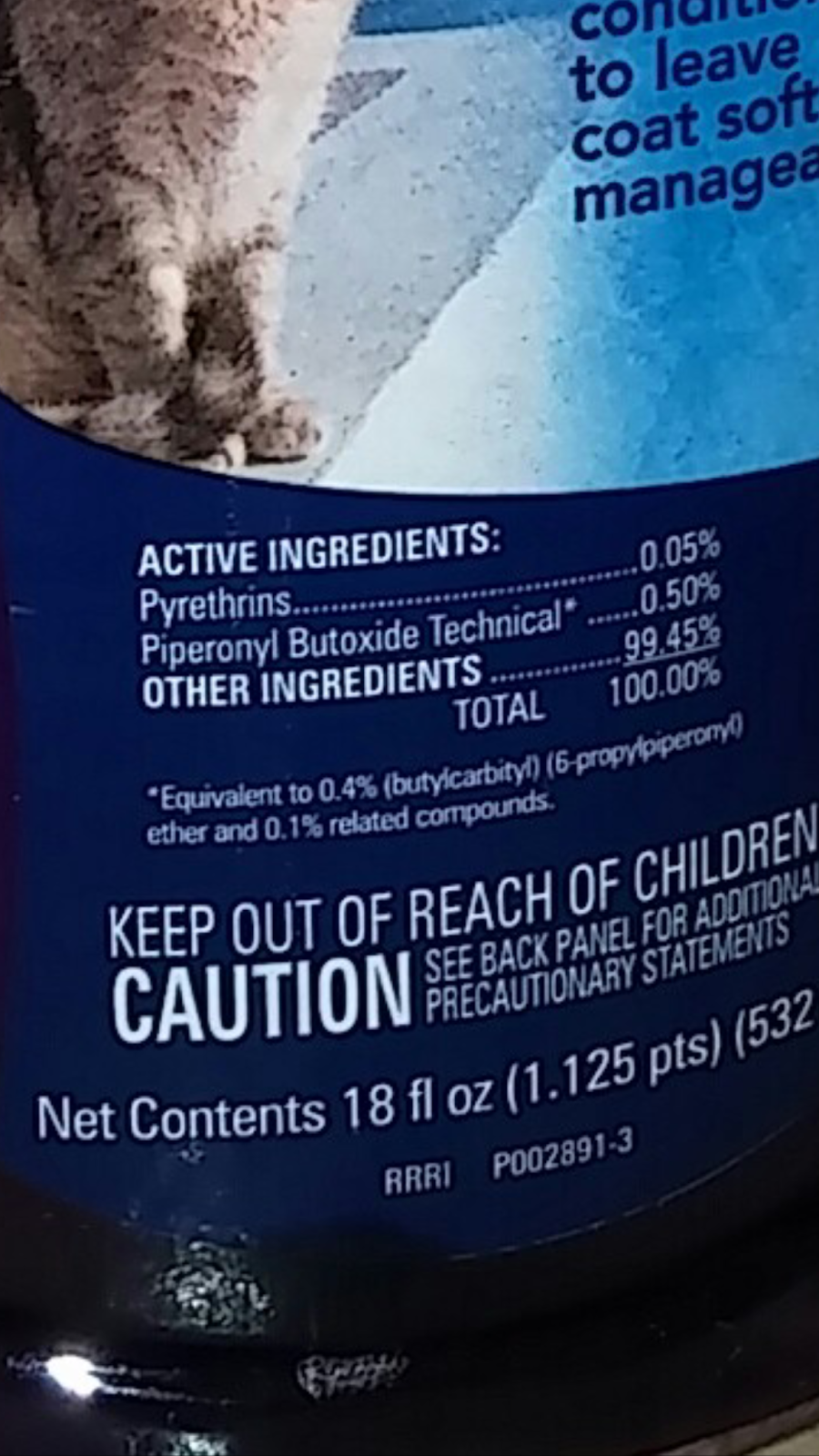 Life Worth While: Almost killed my kitten??? Sergeant's Cat Shampoo Review