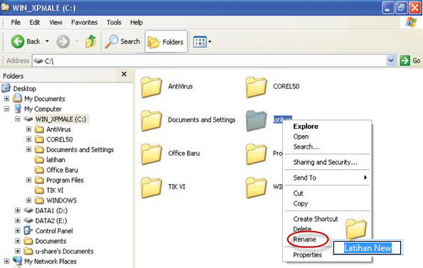Manajemen File Pada Komputer | Bu Guru Maya