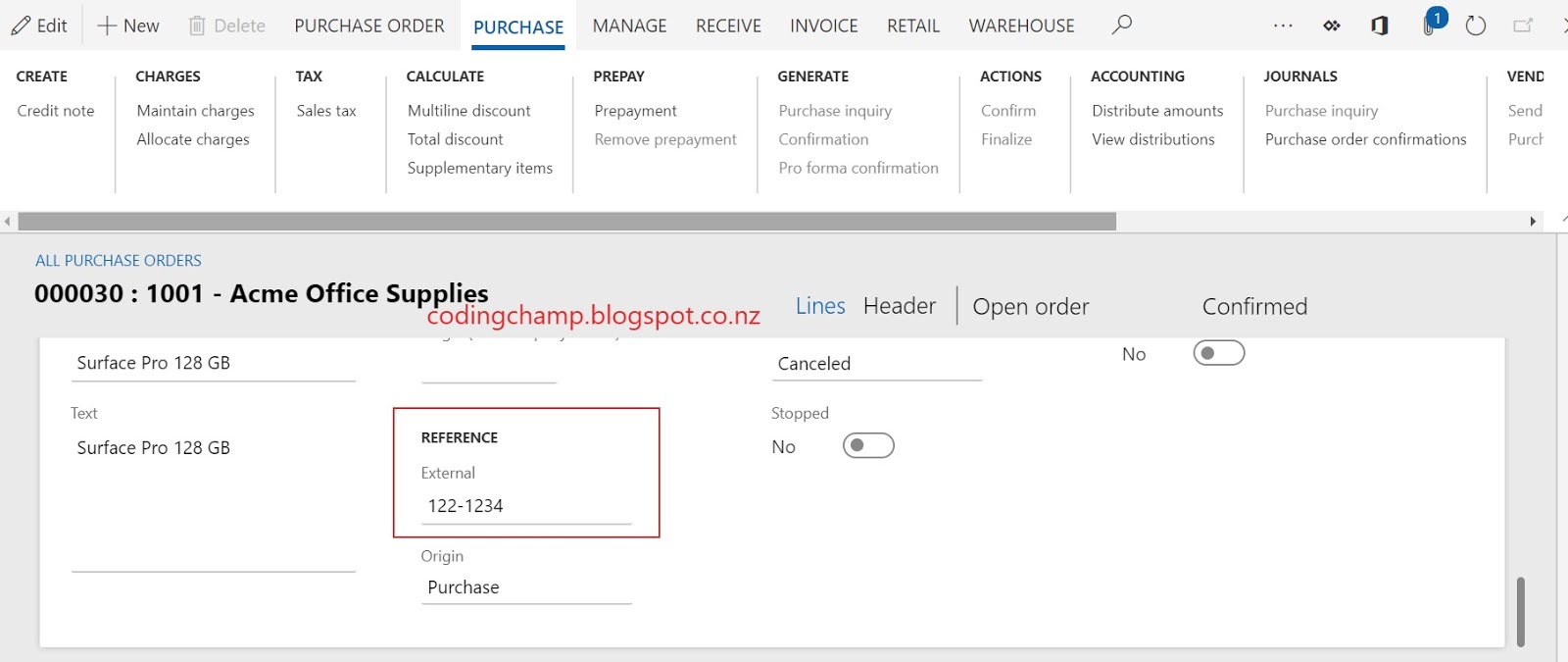 Coding Champ: Purchase Order Confirmation Report in Dynamics D365 for ...