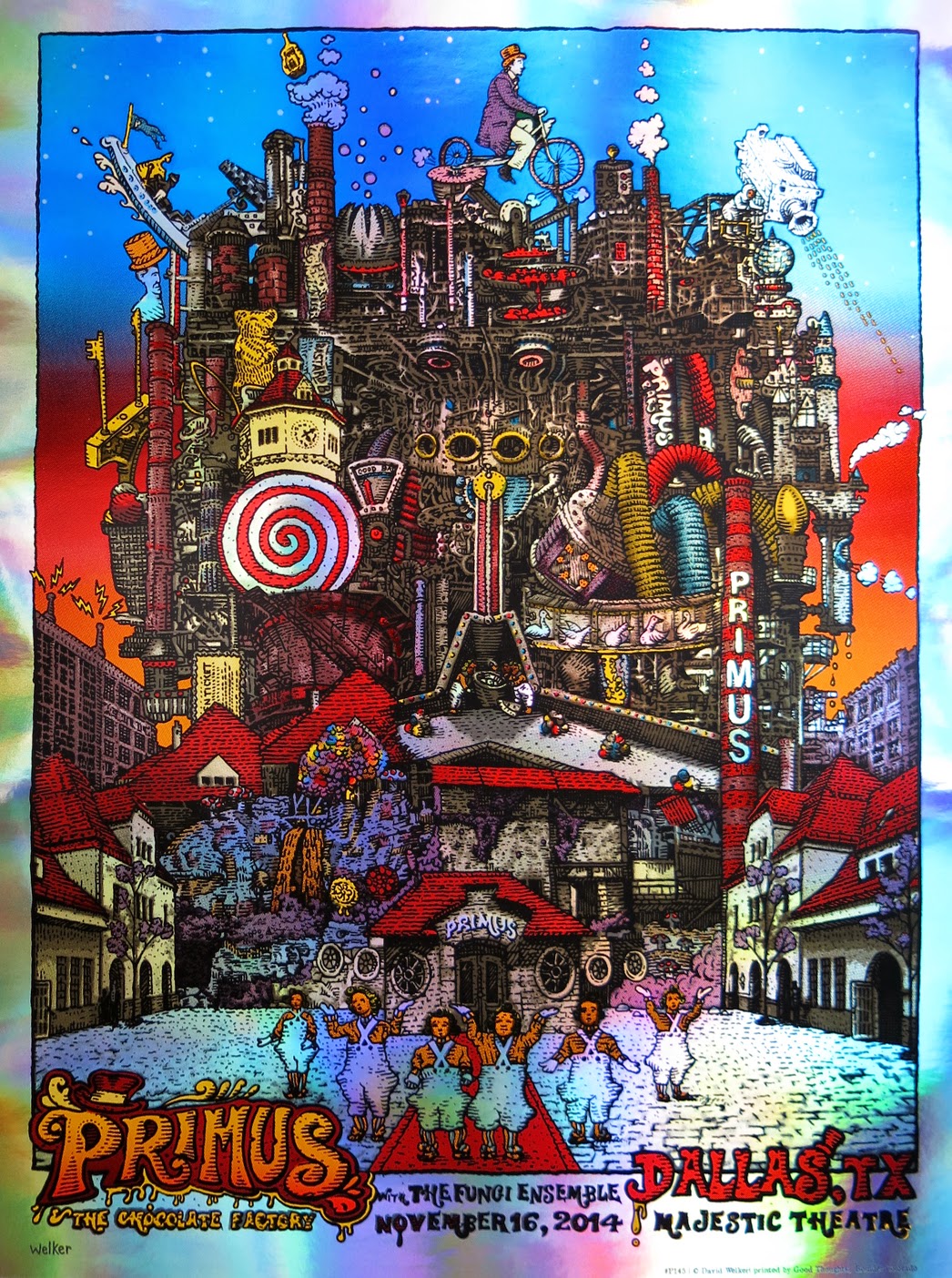 INSIDE THE ROCK POSTER FRAME BLOG: David Welker Primus Foil Variant ...