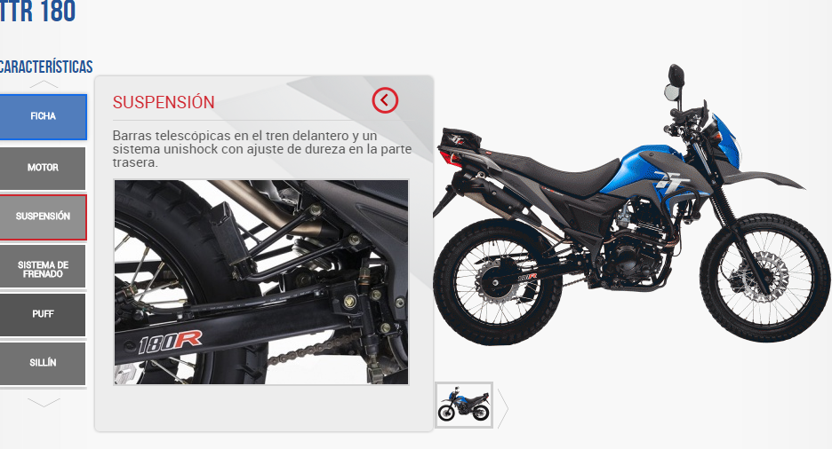 VIAJANDO EN MOTO: TT R 180 AKT