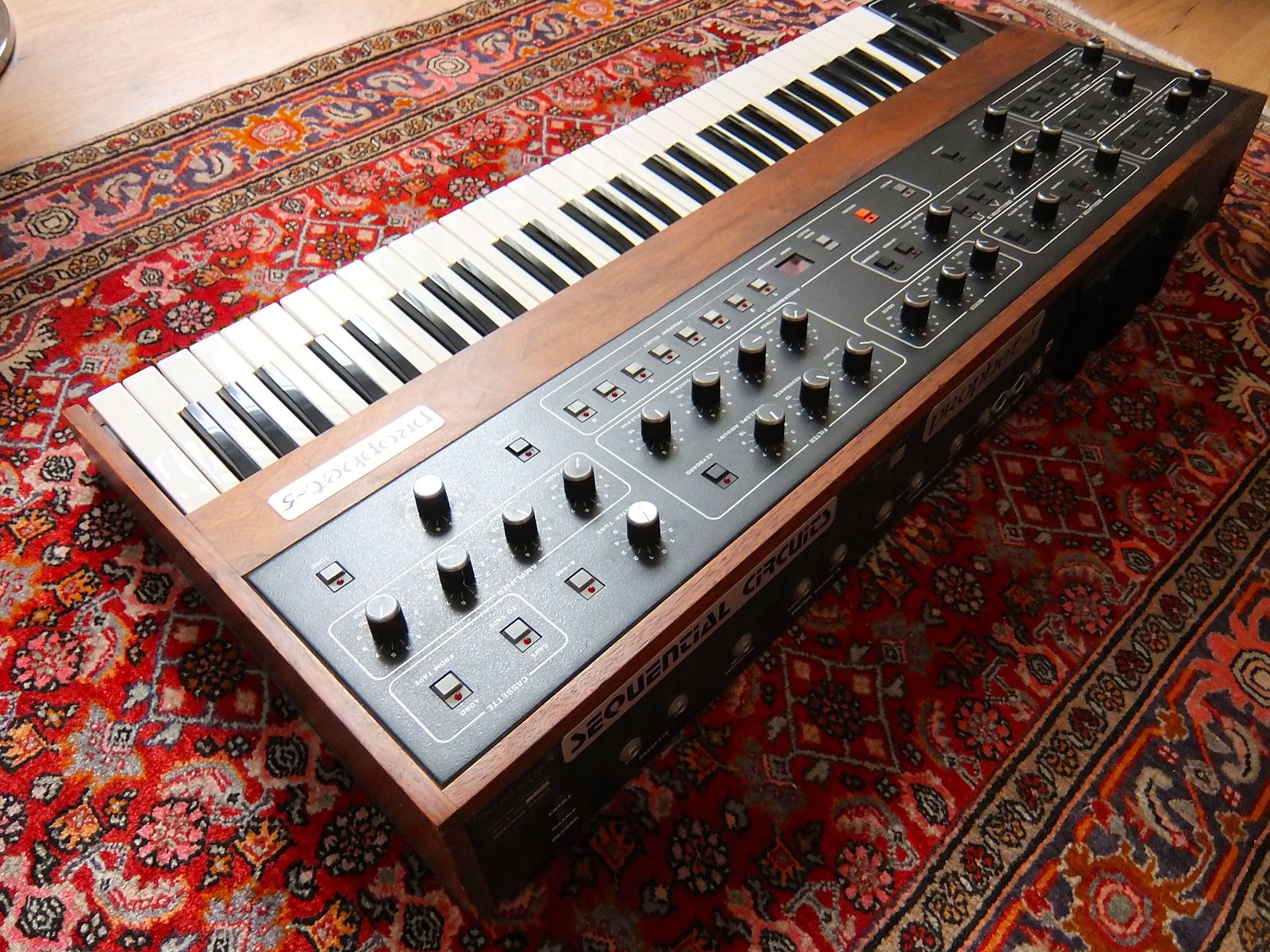 MATRIXSYNTH: Sequential Circuits Prophet 5 SN 3313 + Rare 1005 Poly ...