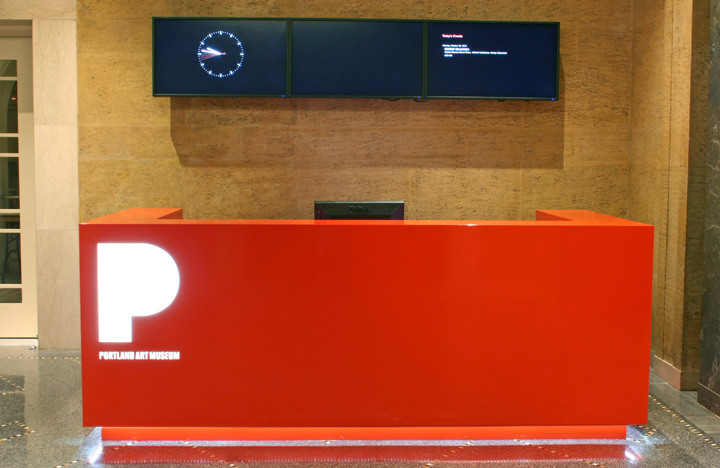 MADE: PORTLAND ART MUSEUM RECEPTION DESK