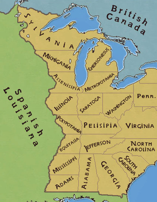 daily timewaster: Thomas Jefferson’s proposed division of western U.S ...
