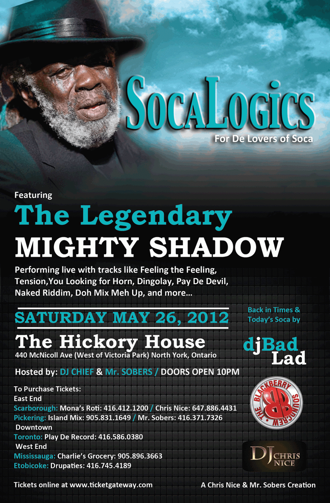 C.A. Confidential: SocaLogics featuring The Mighty Shadow Live @ The ...