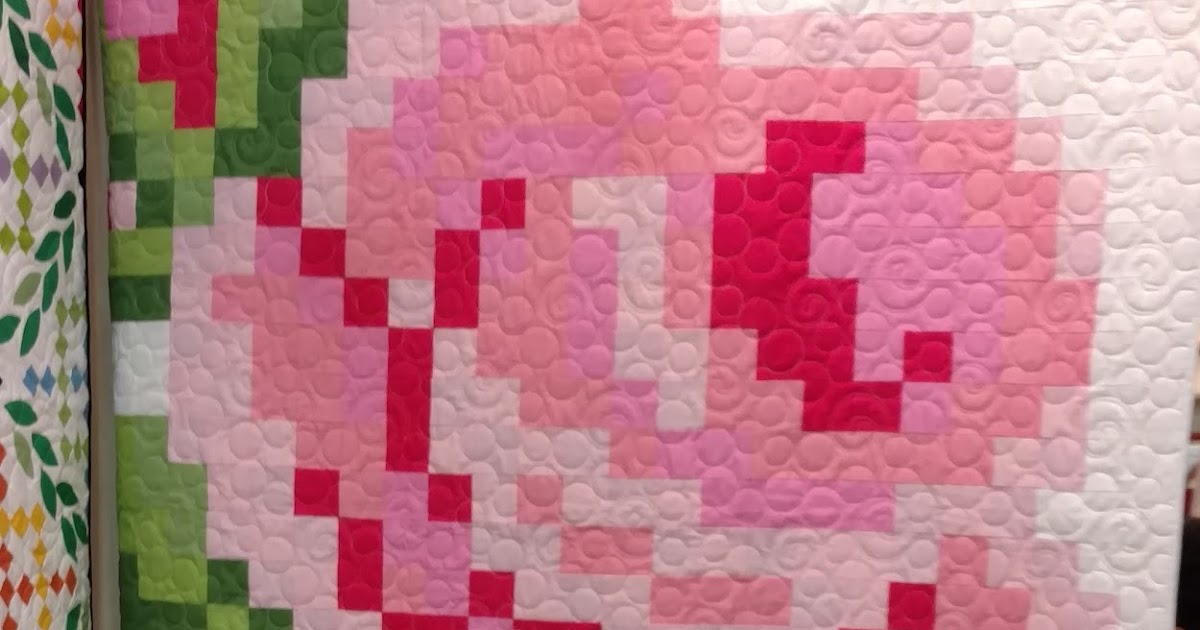 Quilt Taffy: Pixelated Rose Quilt KITS