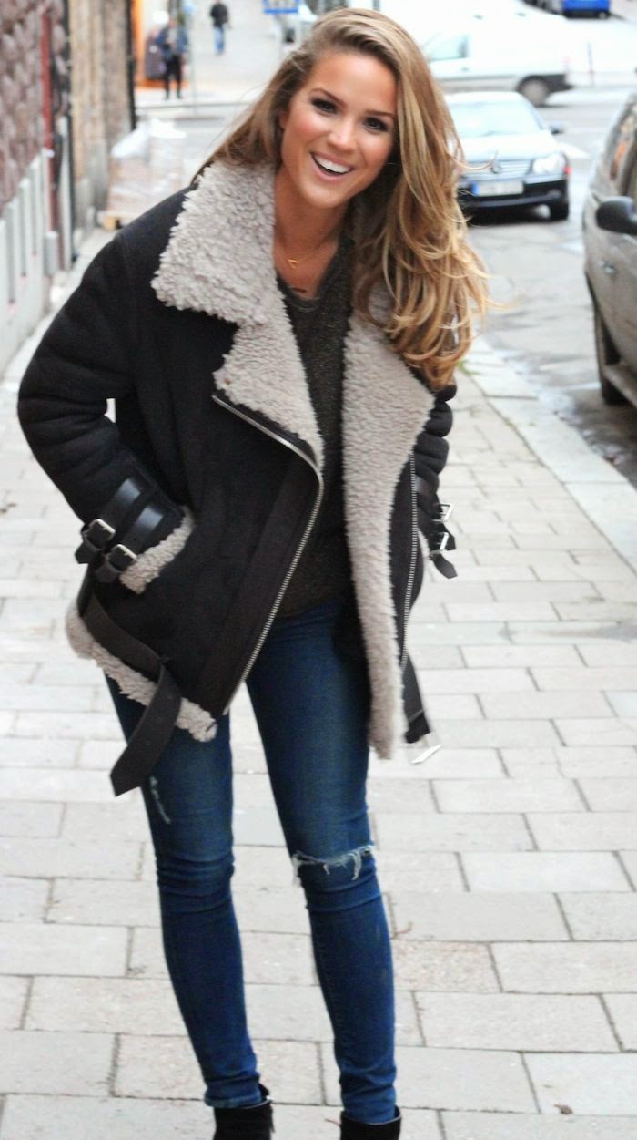 Trending: How to wear a shearling jacket | Fitzroy Boutique