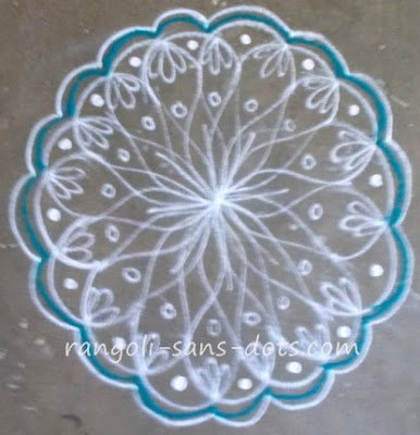 Free hand rangoli designs - mandala art | Kolam by Sudha Balaji