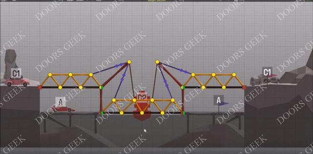 Poly Bridge Level 3-13 Elevation ~ Doors Geek