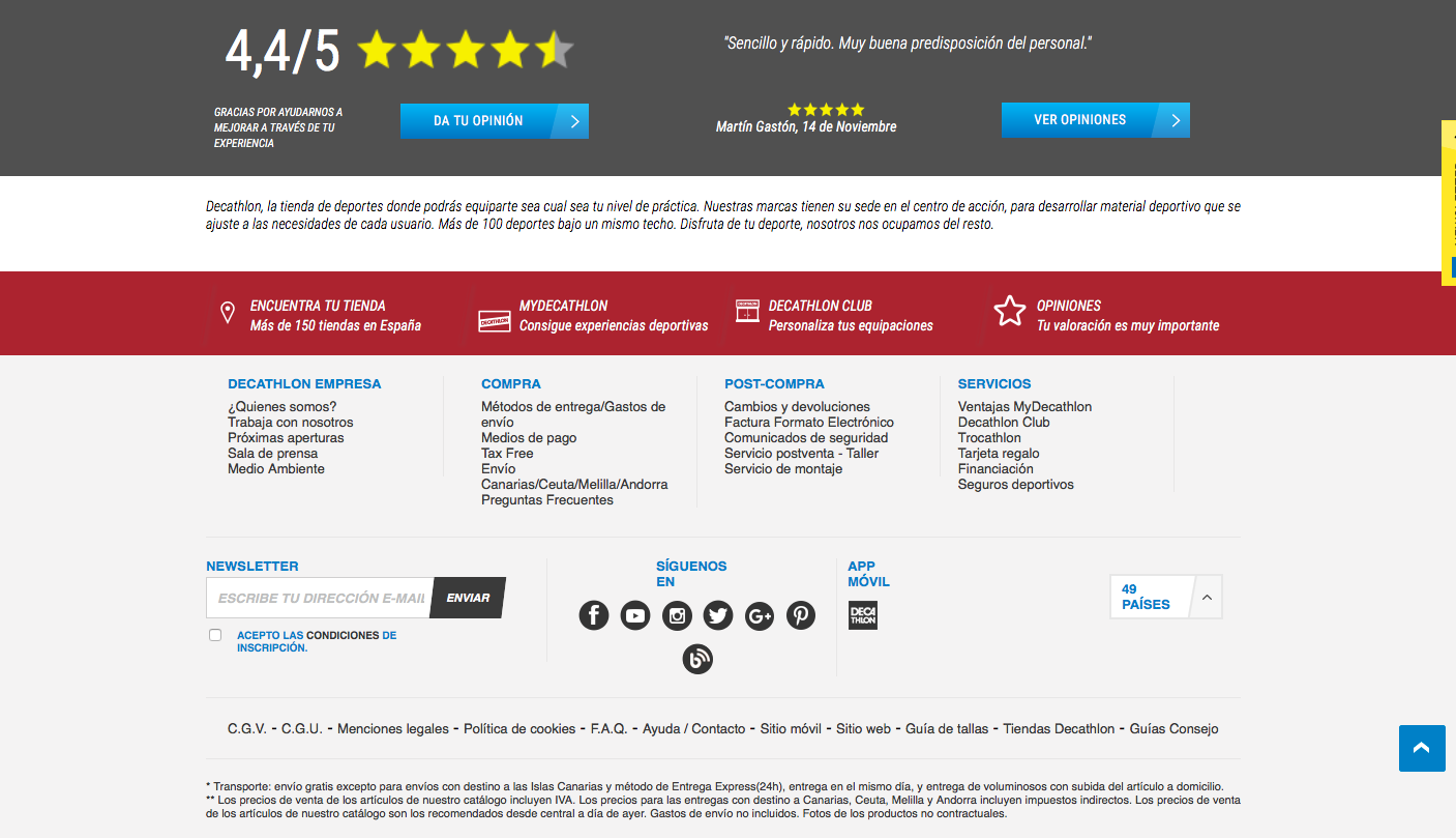 Identidad visual de DECATHLON